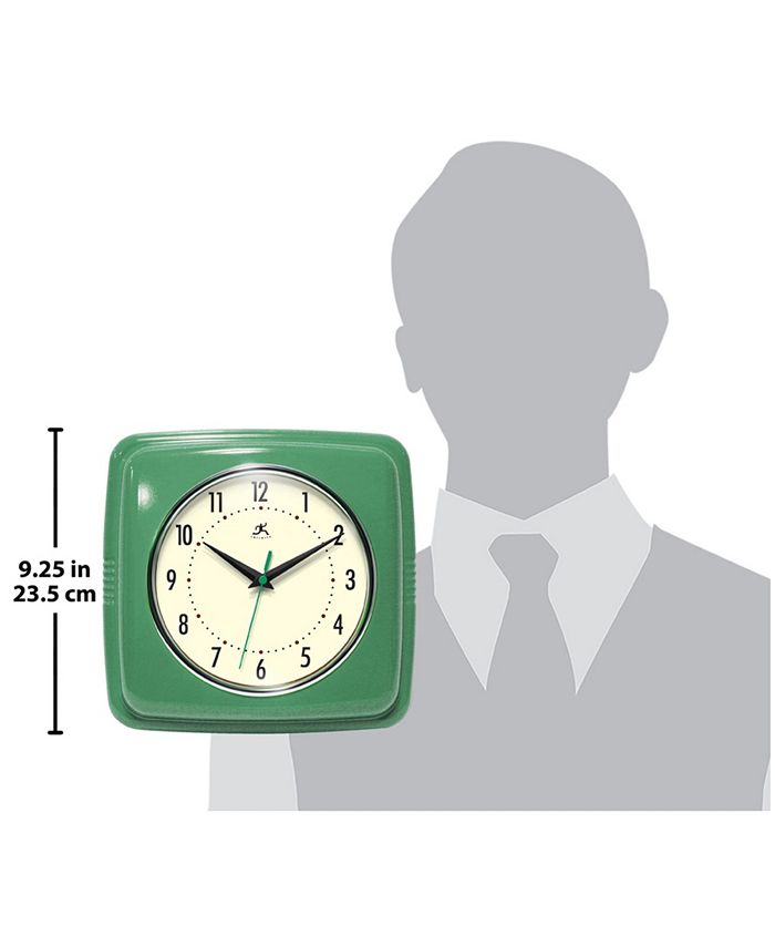 Infinity Instruments Square Wall Clock - Macy's