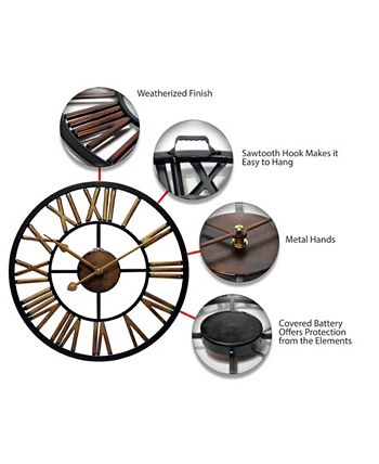 Infinity Instruments Round Wall Clock - Macy's