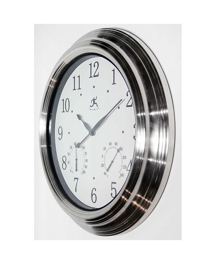 Infinity Instruments Round Wall Clock - Macy's