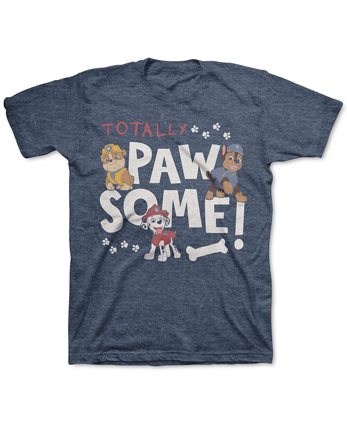Nickelodeon Little Boys PAW Patrol Totally Pawsome T-Shirt - Macy's