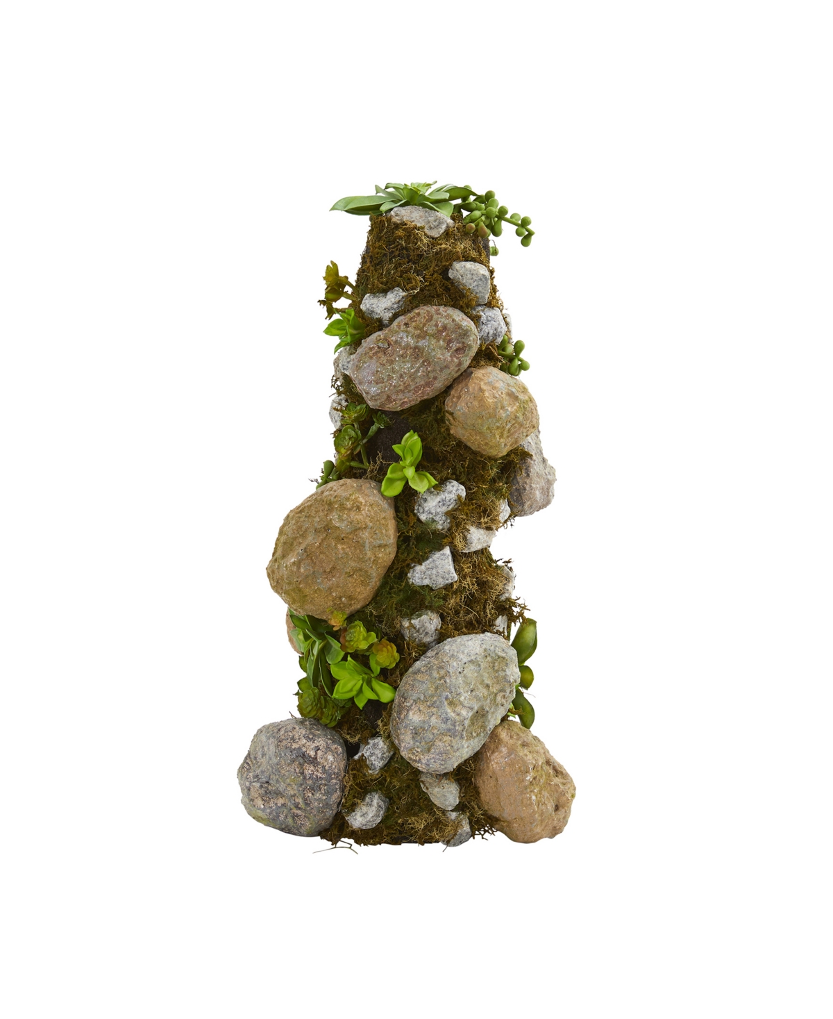 Click here for Nearly Natural 18 Succulent Rock Column - Beige prices