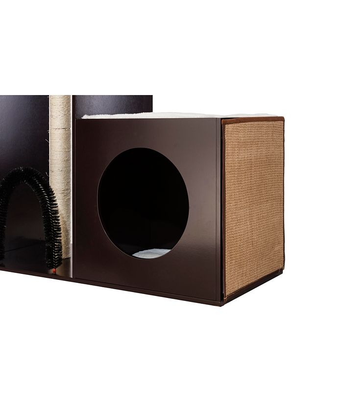 Elegant Home Fashions Modern Cat Play Cube Tower - Macy's