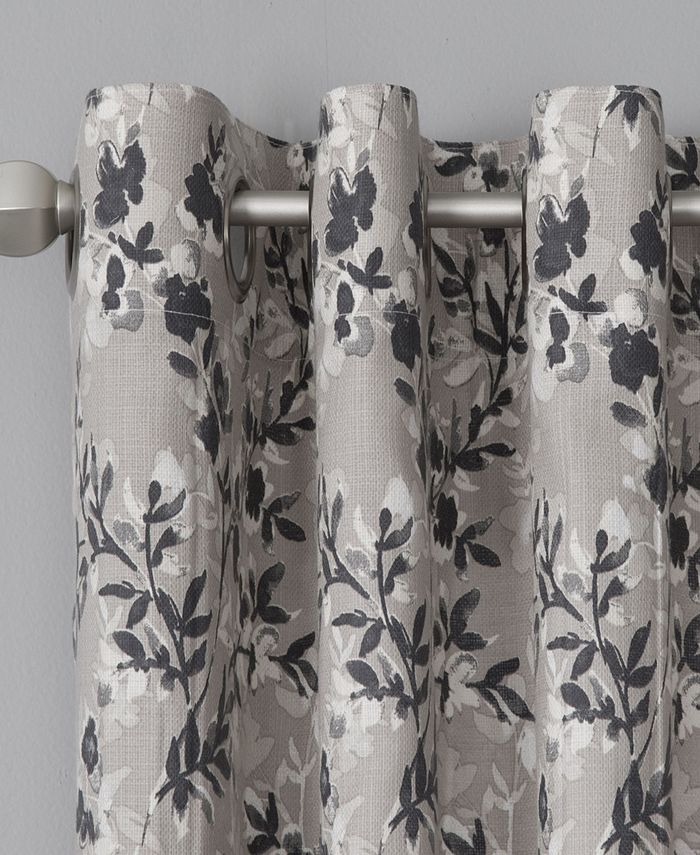 Windham Weavers Vanessa 50" x 63" Floral Curtain Panel - Macy's