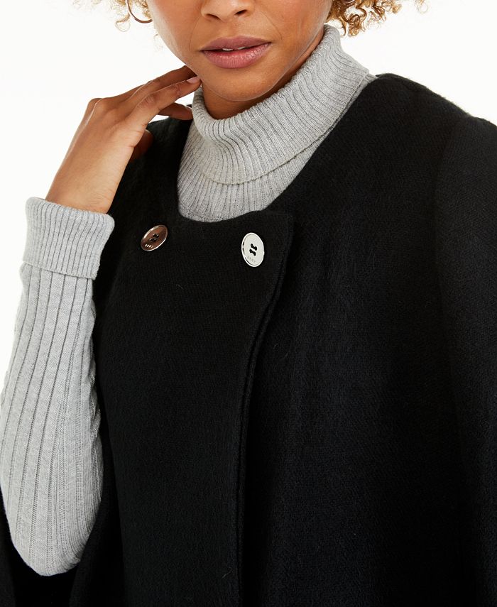DKNY Double Breasted Cape - Macy's