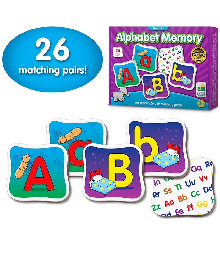 The Learning Journey Match It Memory- Alphabet - Macy's