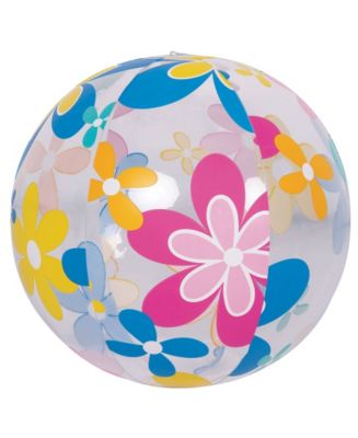 Northlight 20" Inflatable Bright Flower Beach Ball Swimming Pool Toy ...