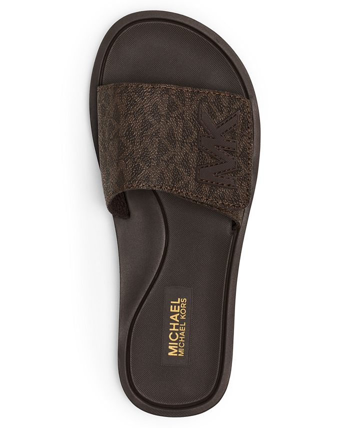 Michael Kors MK Pool Slide Sandals - Macy's