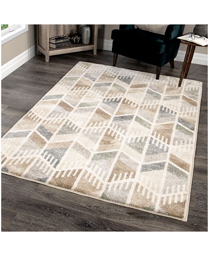 Palmetto Living Riverstone Bilco Light Multi 7'10" x 10'10" Area Rug ...