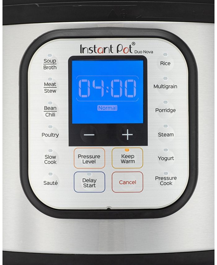 Instant Pot Duo™ Nova™ 6-Qt. 7-in-1, One-Touch Multi-Cooker - Macy's