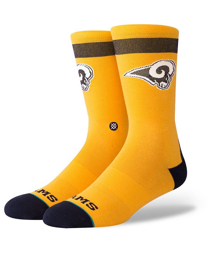 Stance Los Angeles Rams Spirit Strip Crew Socks - Macy's
