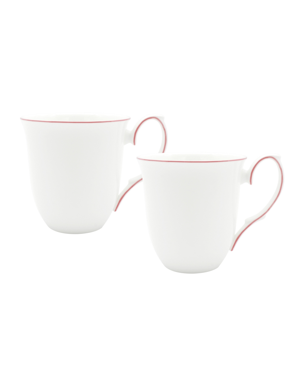 Click here for Twig New York Amelie Roseate Rim Mugs - Set of 2 -... prices