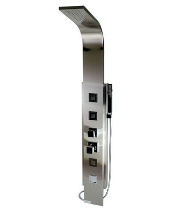 ALFI brand Modern Stainless Steel Shower Panel with 4 Body Sprays - Macy's