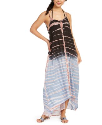 Raviya Tie-Dyed Maxi Swim Cover-Up Dress - Macy's