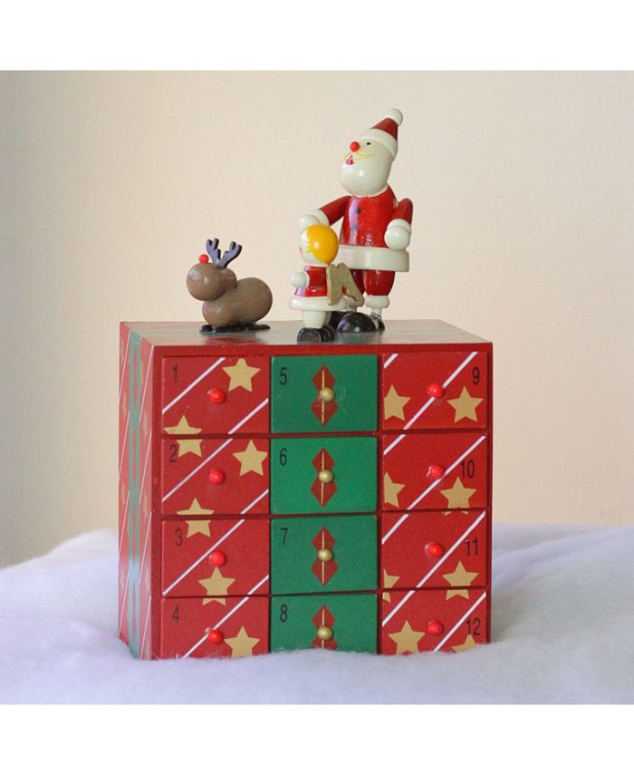 Northlight Elegant Advent Storage Calendar Box - Macy's