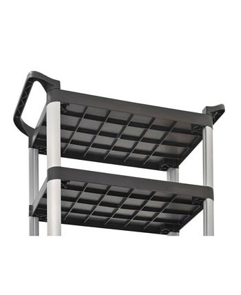 Edsal 3-Shelf Heavy Duty Utility Cart with Casters - Macy's
