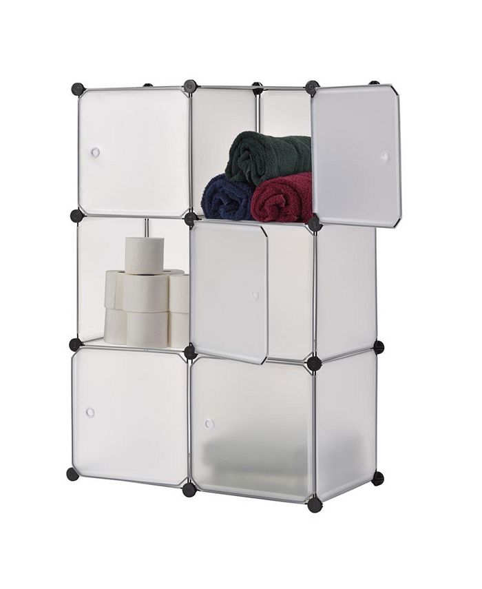 Edsal Clear 6-Cube Organizer System - Macy's