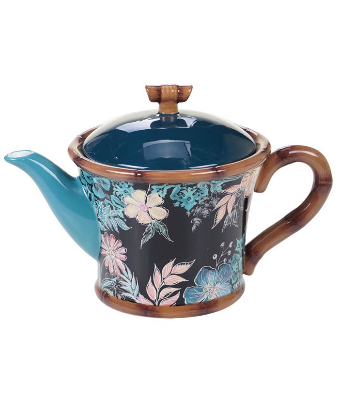 Certified International Exotic Jungle Teapot - Macy's