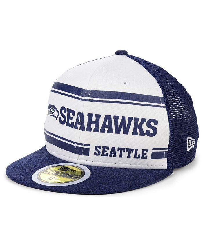 New Era Boys' Seattle Seahawks On-Field Sideline Home 59FIFTY-FITTED ...