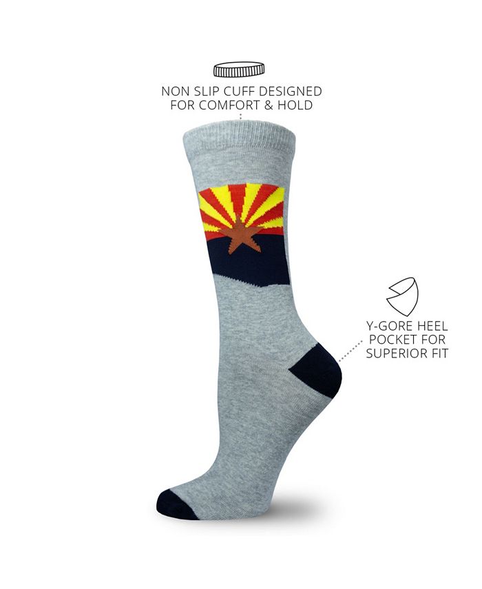 UNISOX Unisex Americana Arizona Flag Crew Socks - Macy's