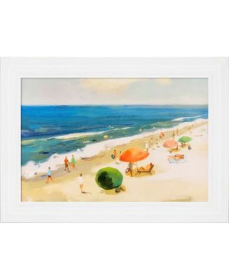 Paragon Perfect Beach Day Framed Wall Art, 31" x 43" - Macy's