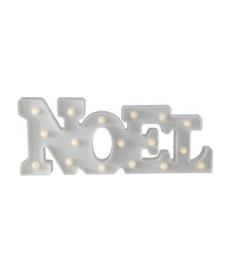 Northlight 17" Battery Operated LED Lighted "NOEL" Christmas Marquee ...