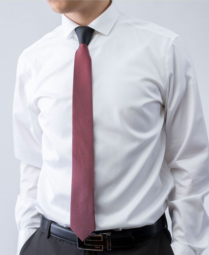 Modern Tie Men's Solid Net Weave Slim Single Tie - Macy's