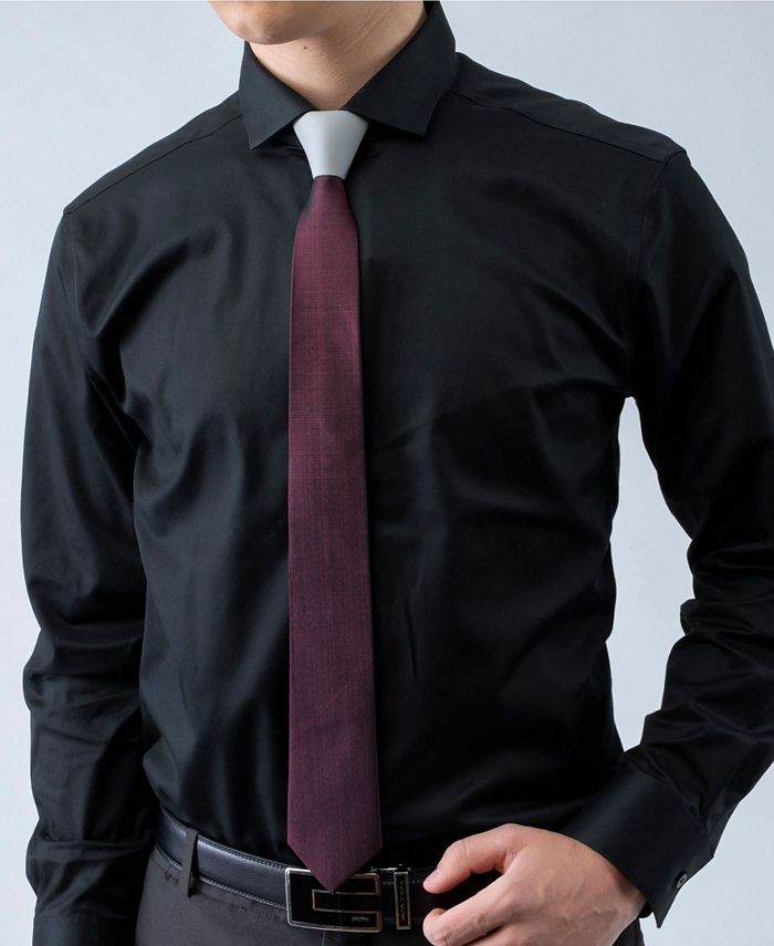 Modern Tie Men's Solid Net Weave Slim Single Tie - Macy's
