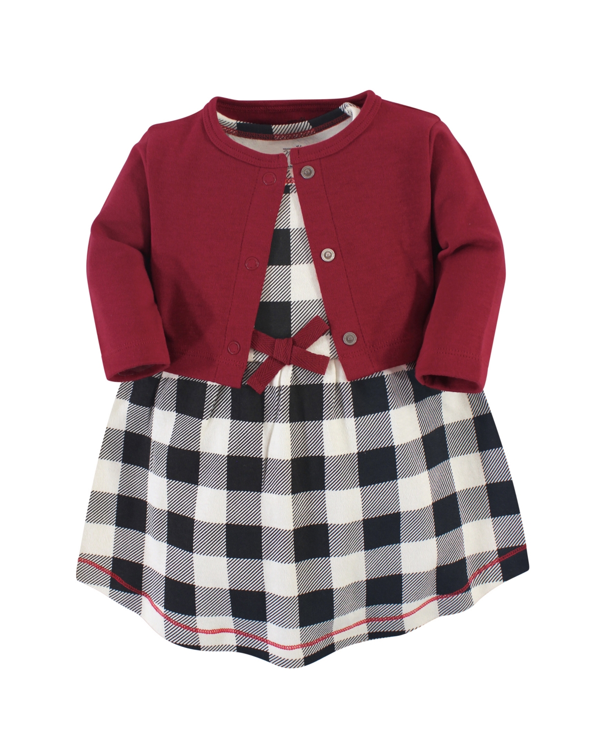 Click here for Touched by Nature Baby Girls - Black Plaid prices