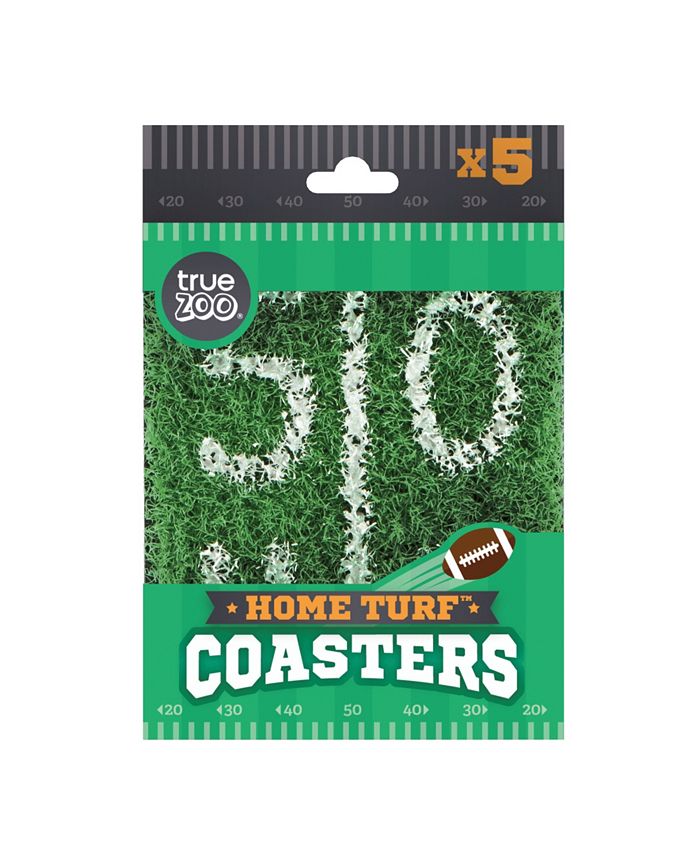 TrueZoo Home Turf Coasters - Macy's