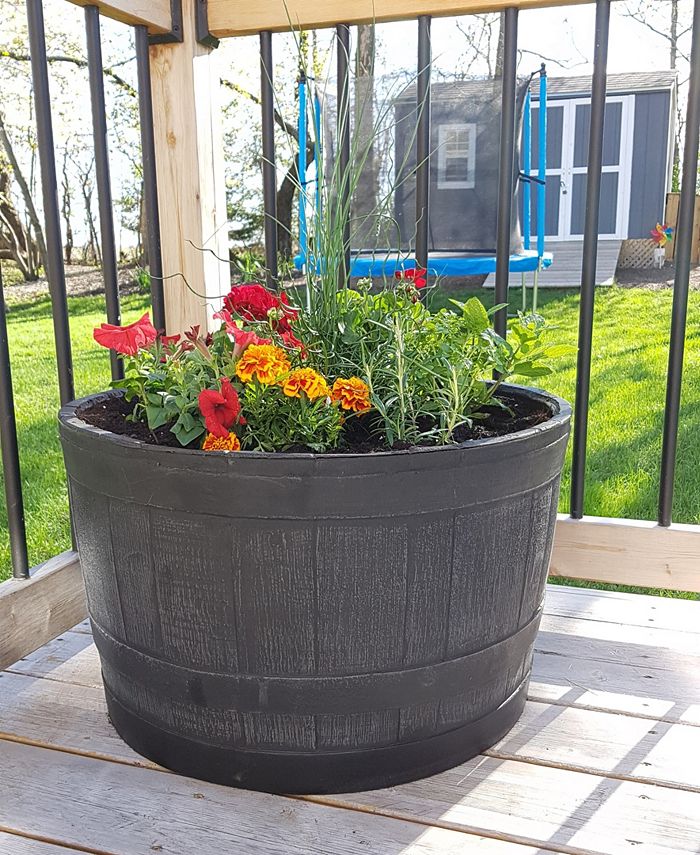 RTS Home Accents Planter Barrel - Macy's