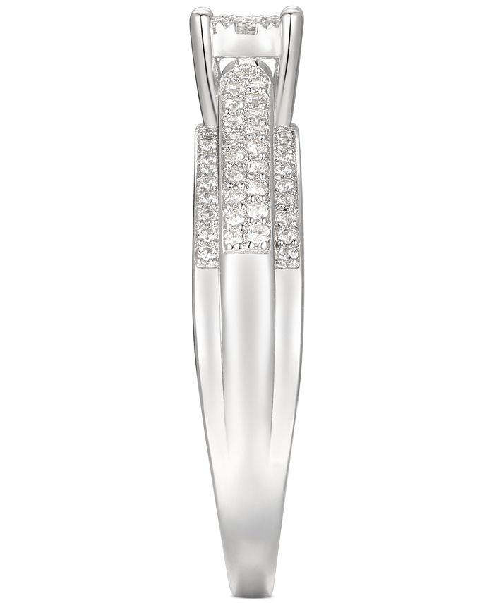 Promised Love Diamond Promise Ring (1/3 ct. t.w.) in Sterling Silver ...