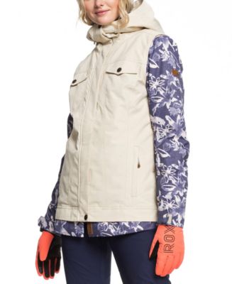 Roxy Juniors' Ceder Colorblocked Hooded Active Jacket - Macy's