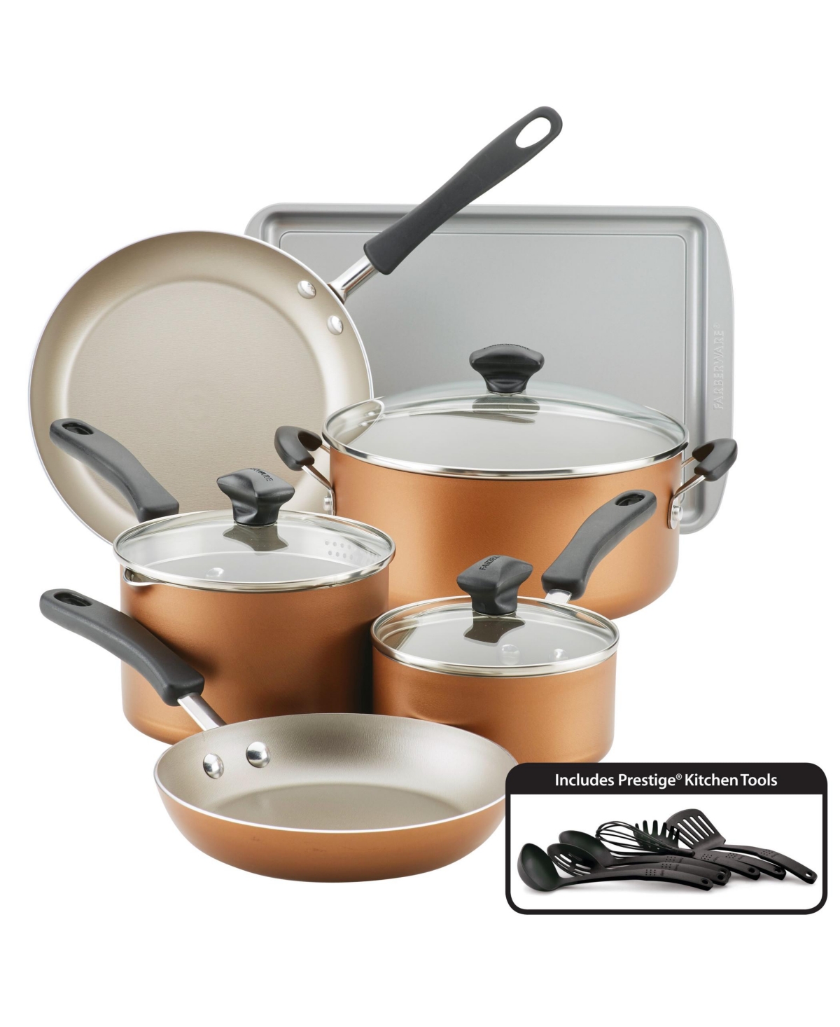 Click here for Farberware Cookstart 15-Pc DiamondMax Nonstick Coo... prices