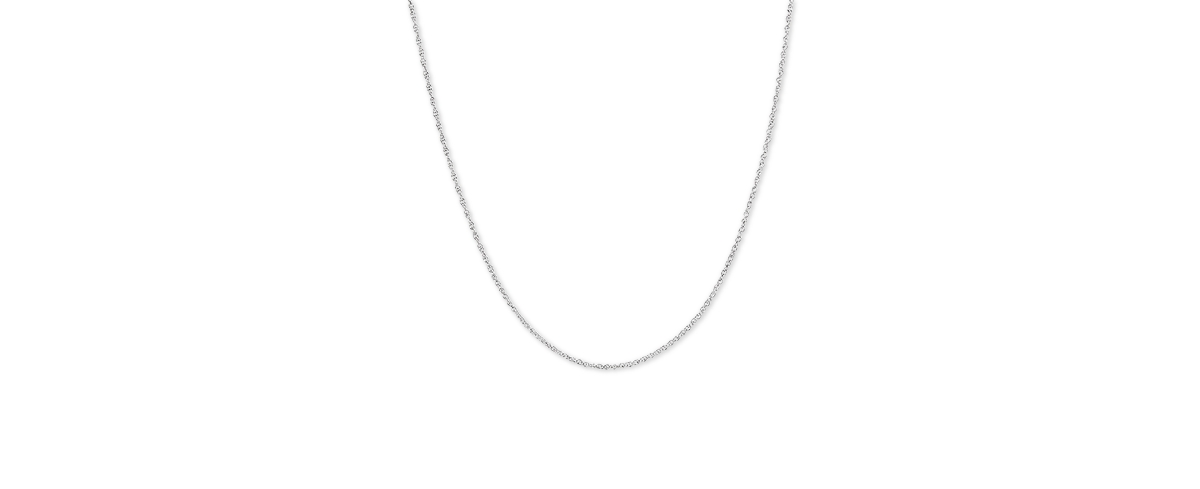 Click here for Lightweight 14k Yellow Gold Necklace  16 Light Rop... prices