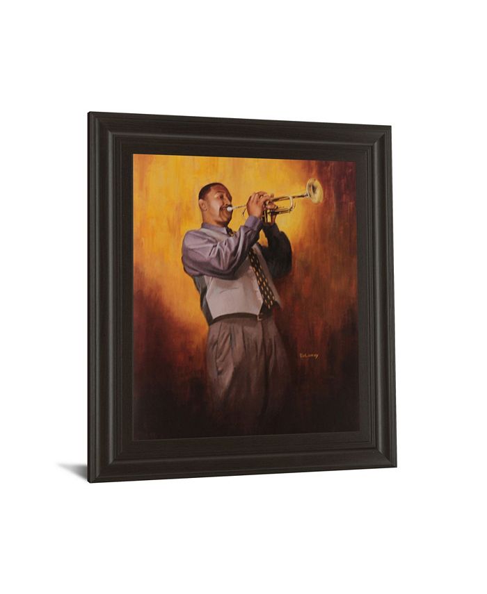 Classy Art Trumpet Player Framed Print Wall Art, 22" x 26" - Macy's