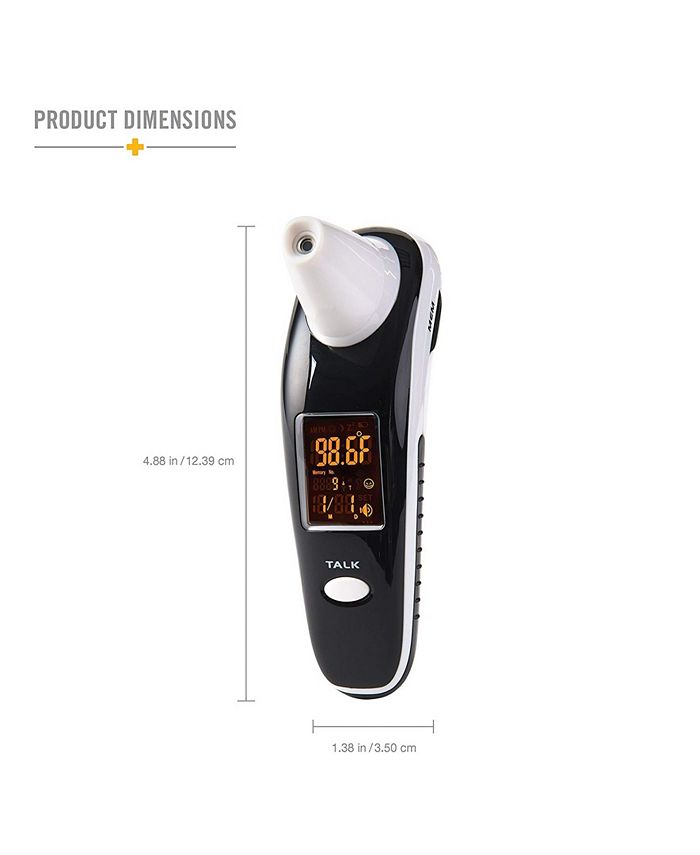HealthSmart Digiscan Instant Read Infrared Talking Forehead and Ear ...