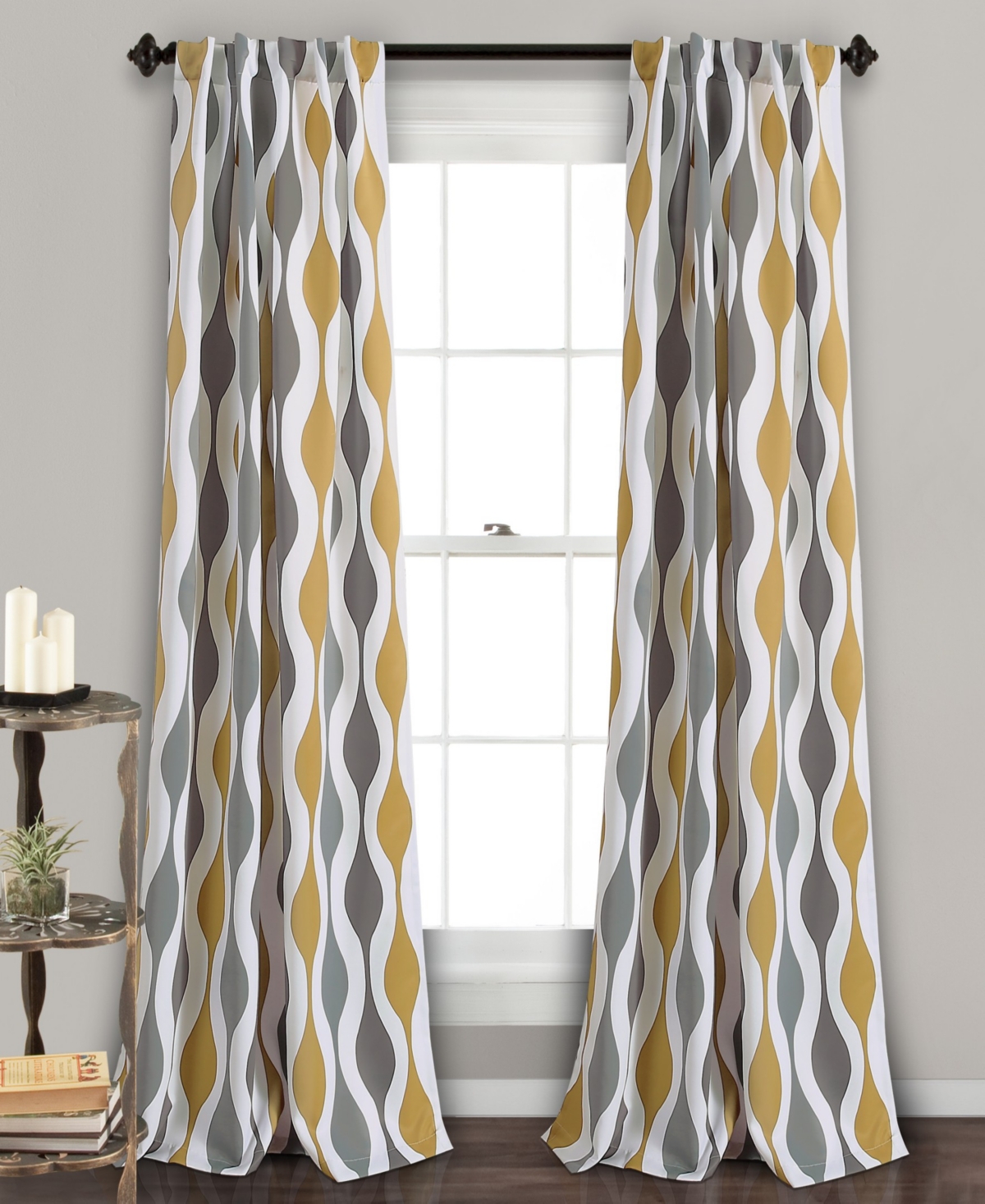Click here for Lush Decor Mid Century Geo Light Filtering Window... prices