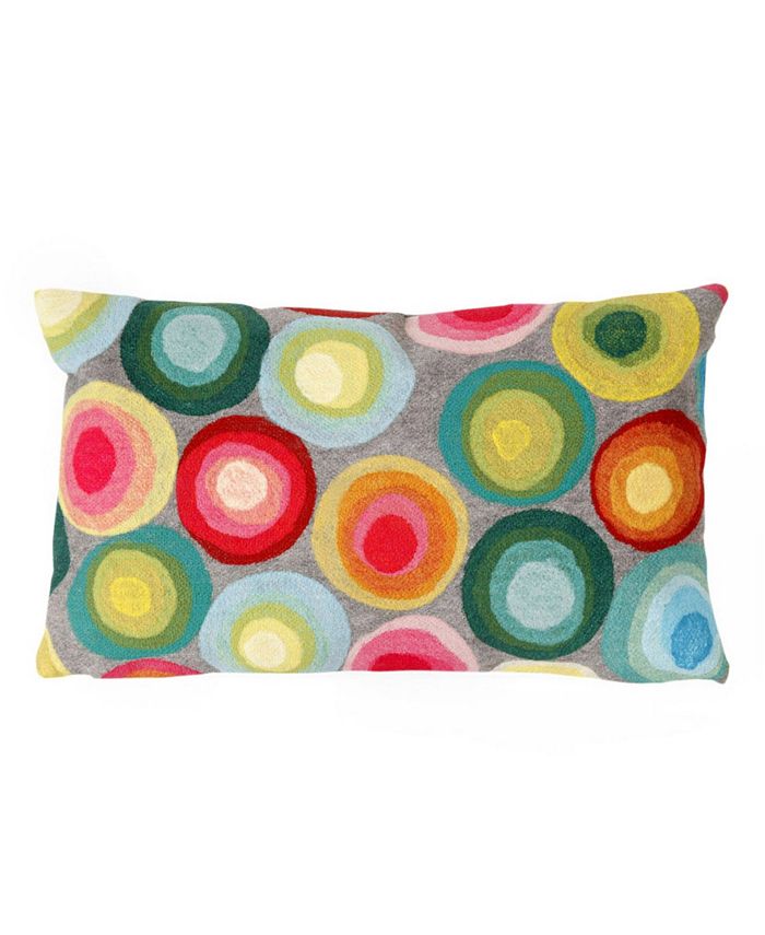 Liora Manne' Liora Manne Visions II Puddle Dot Indoor, Outdoor Pillow ...