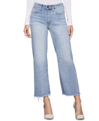 BCBGeneration Cropped Wide-Leg Jeans - Macy's