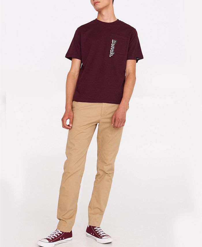Bench Urbanwear 2-Tone Pocket Short Sleeve Tee - Macy's
