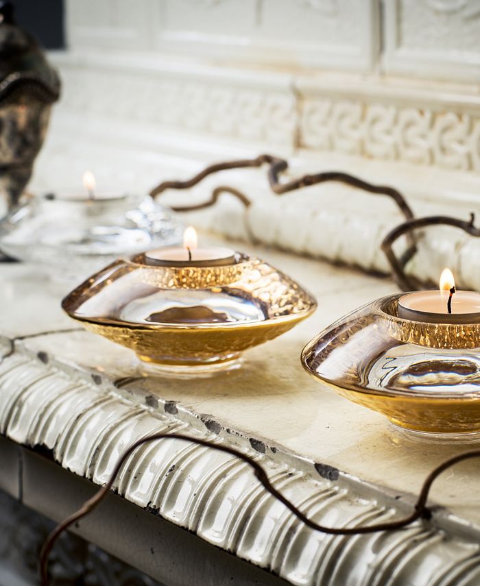 Orrefors Discus Votive - Macy's