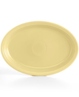 Fiesta Ivory 19" Oval Serving Platter - Macy's