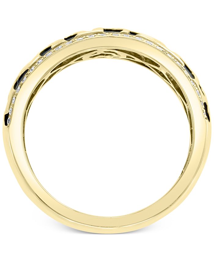 EFFY Collection Diamond Animal Print Pattern Ring (1/4 ct. t.w.) in 14k ...
