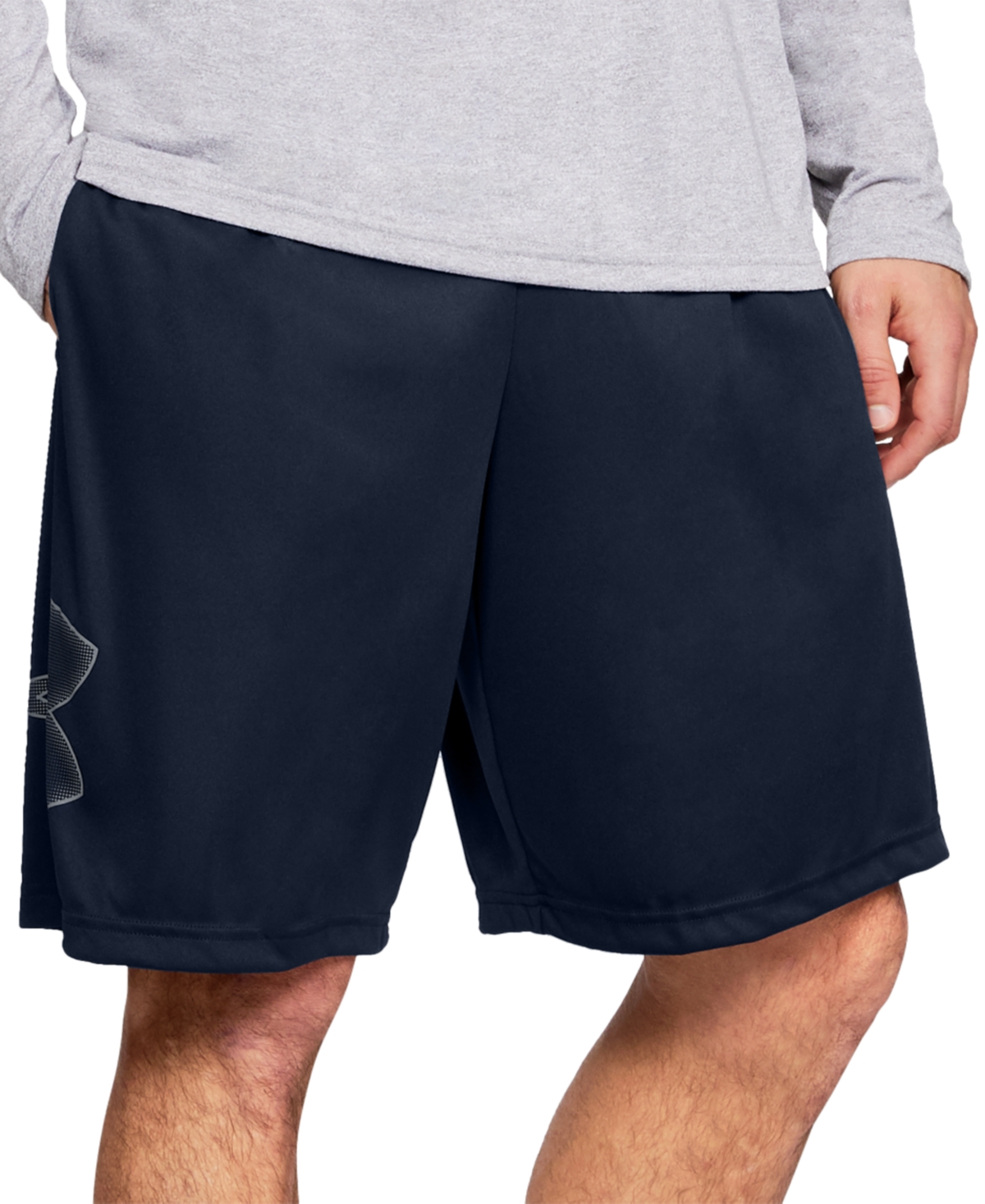 Under Armour Mens Ua Tech Logo 10 Shorts - Academy Navy