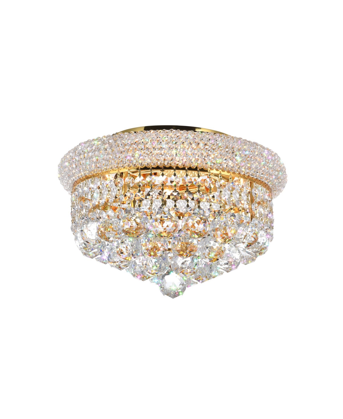 Click here for Cwi Lighting Empire 3 Light Flush Mount - Gold prices