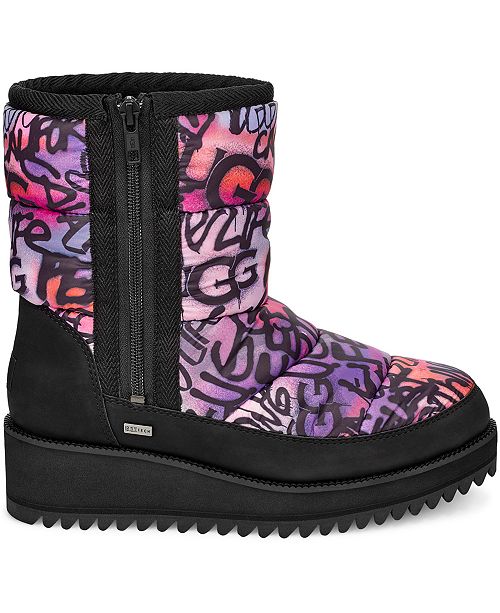 UGG® Women's Ridge Graffiti Pop Waterproof Winter Boots & Reviews ...