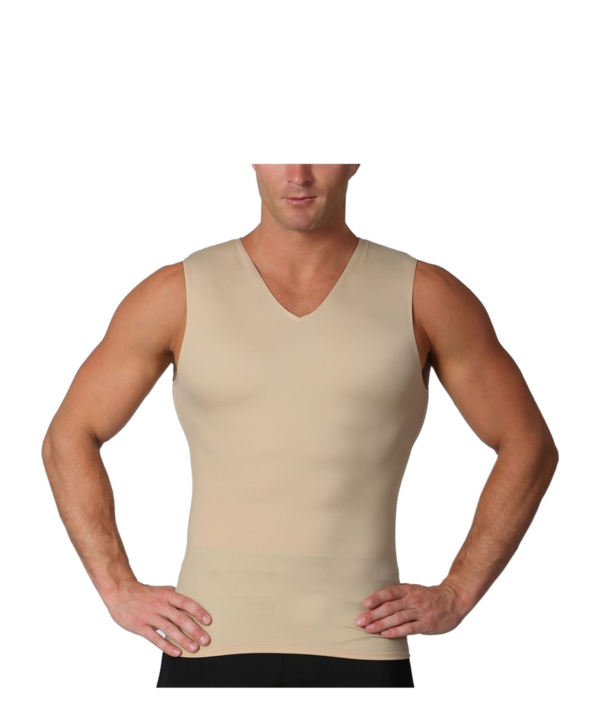 Click here for Insta Slim Mens Compression Sleeveless V-Neck T-Sh... prices