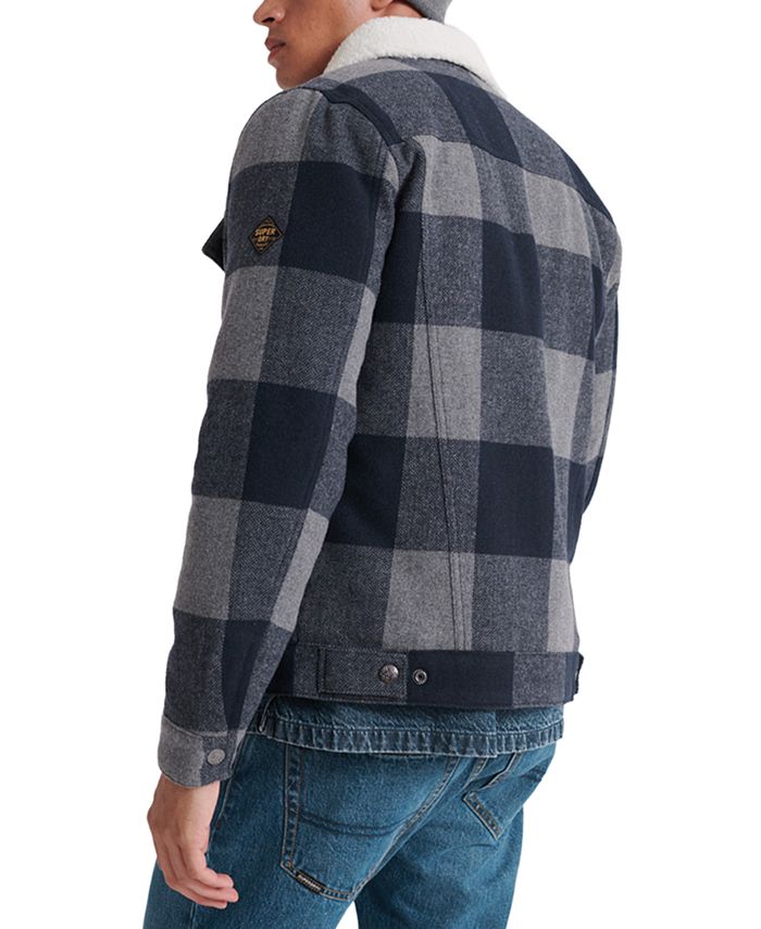 Superdry Men's Hacienda Buffalo Check Jacket - Macy's