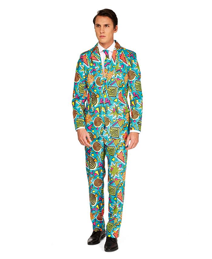 Suitmeister Men's Retro Blue 90’s Icons Retro Suit - Macy's