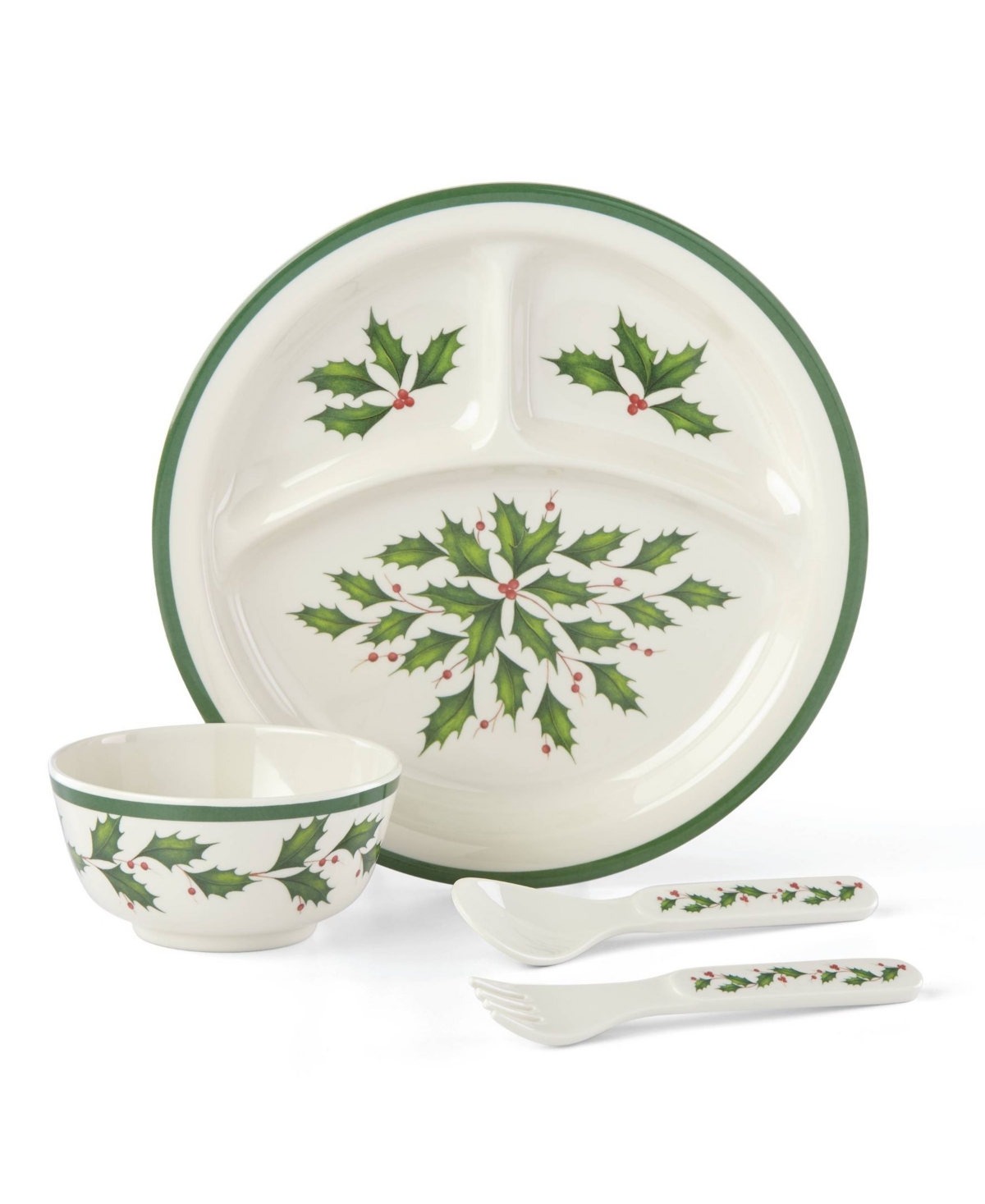 Click here for Lenox Holiday Childrens 4-Piece Place Setting - Iv... prices